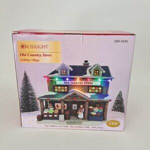 Crosslight | Holiday | Crosslight 3436 Old Country Store Lighted ...